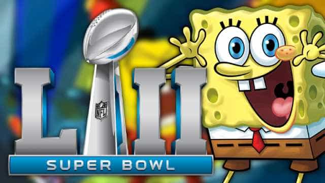 SPONGEBOB SQUAREPANTS Made A Brief Appearance During The Super Bowl's ...