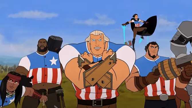 AMERICA: THE MOTION PICTURE Trailer Kicks Off The American Revolution ...