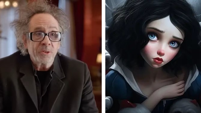 Tim Burton Discusses An Article That Used AI To Reimagine Disney ...